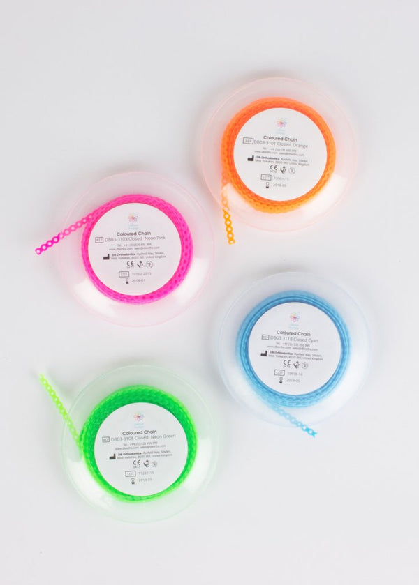 Colour Boutique Elastomeric Chain - Orthodontic Supplies Australia